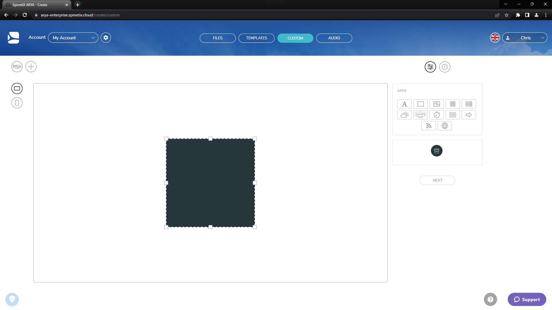 How to use the Shape app – SpinetiX ARYA Help Center