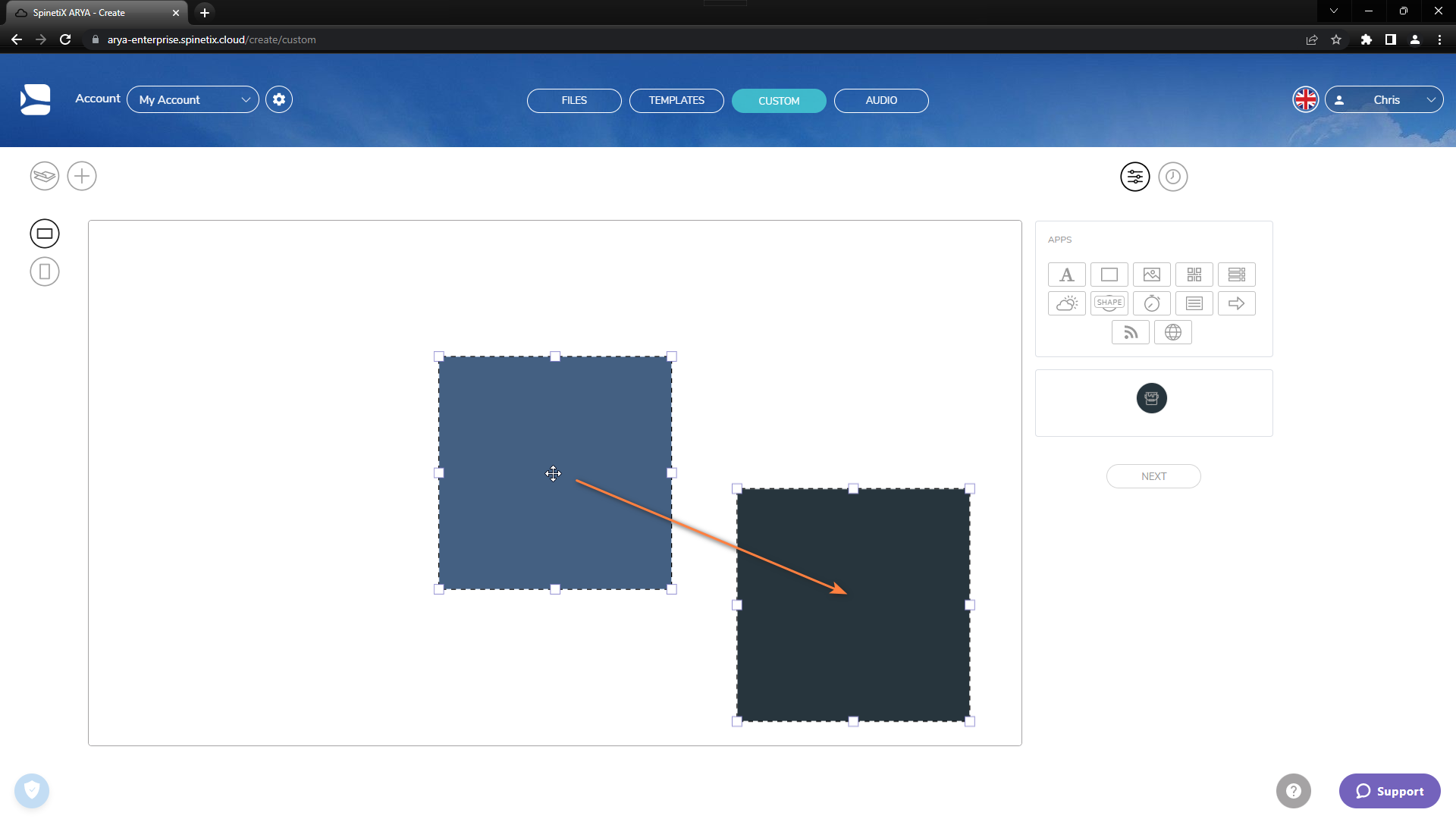 How to use the Shape app – SpinetiX ARYA Help Center