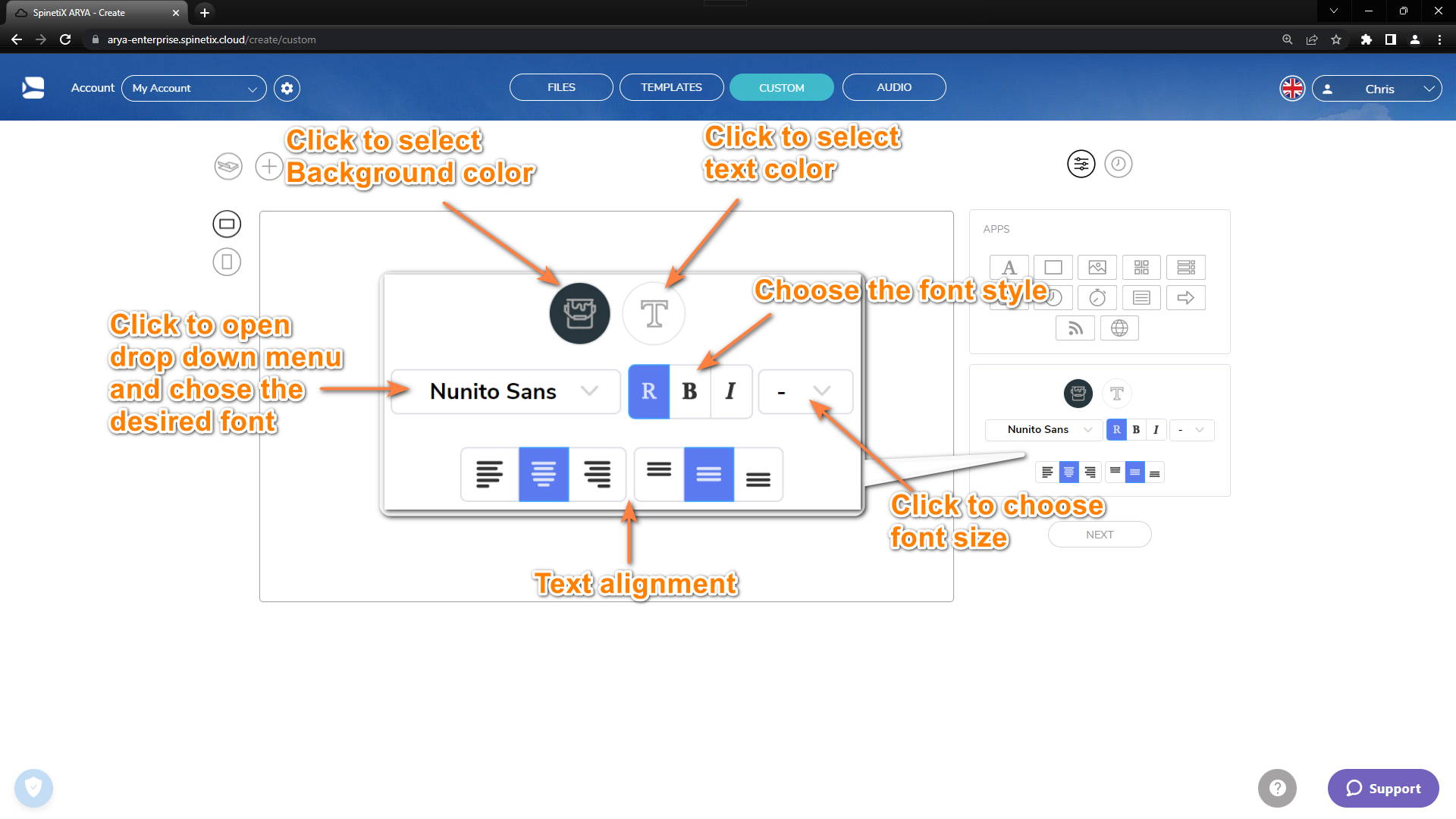 How to use the Shape app – SpinetiX ARYA Help Center