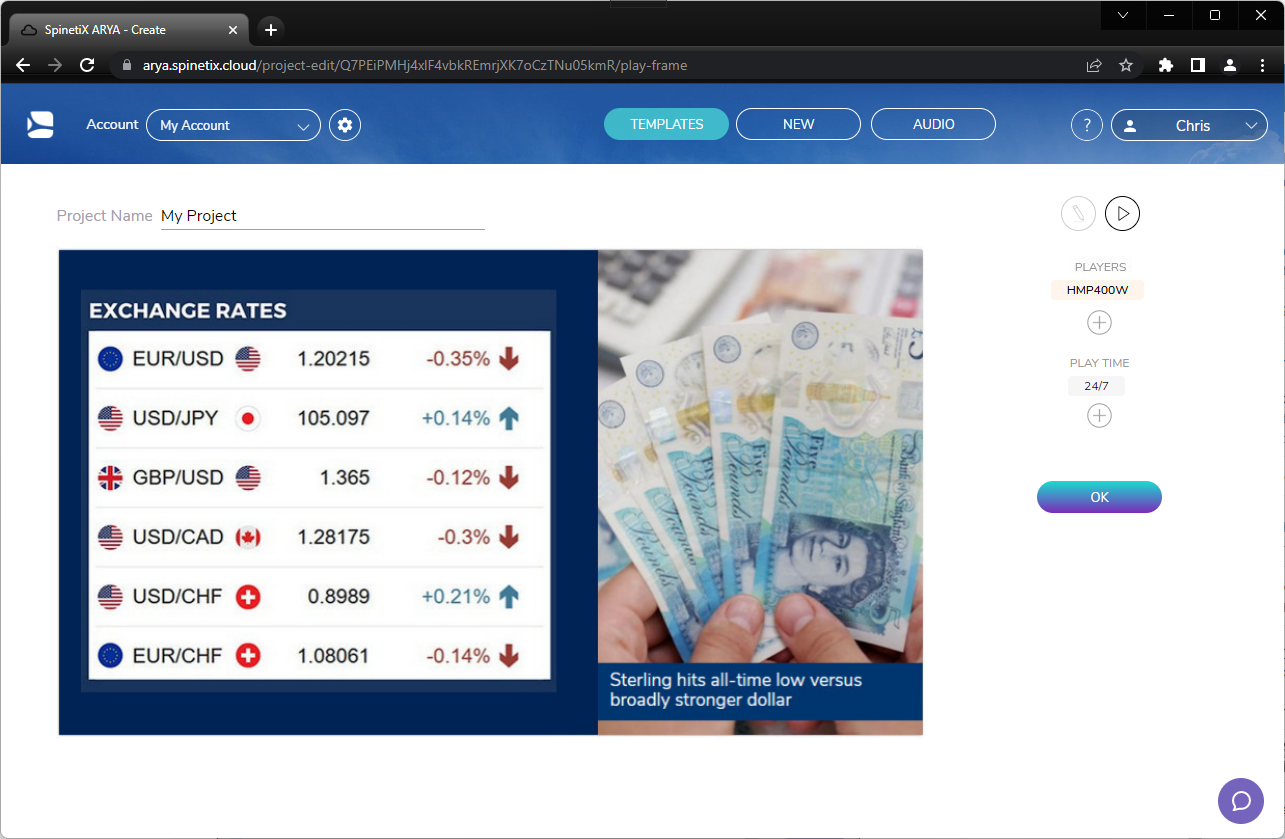 How to add and use Elementi projects in SpinetiX ARYA – SpinetiX ARYA Help Center
