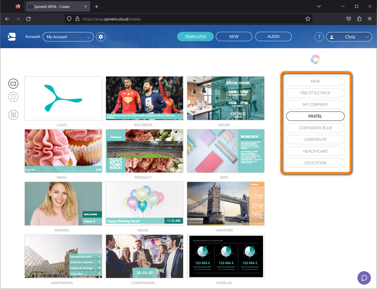 SpinetiX ARYA Vocabulary – SpinetiX ARYA Help Center
