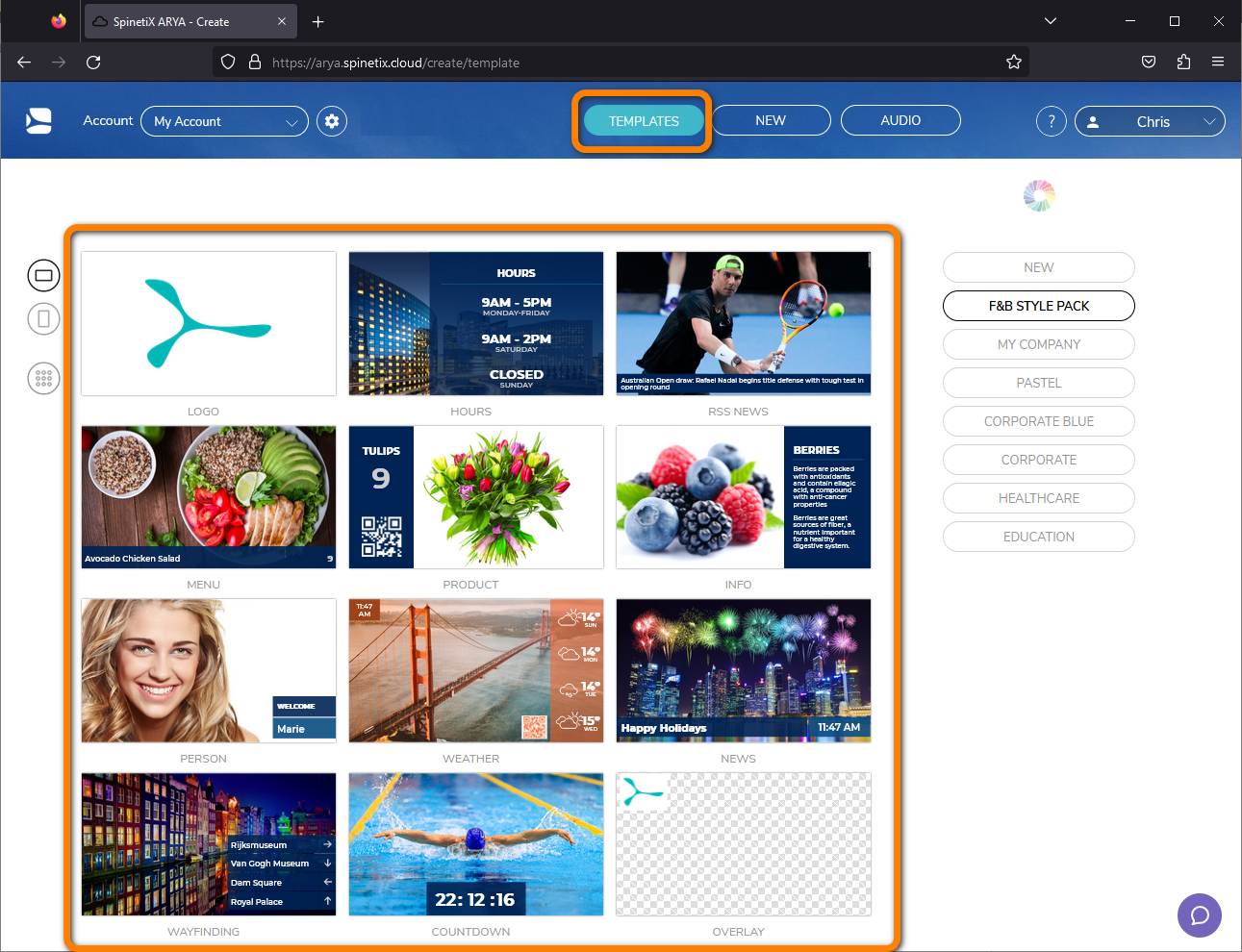 SpinetiX ARYA Vocabulary – SpinetiX ARYA Help Center