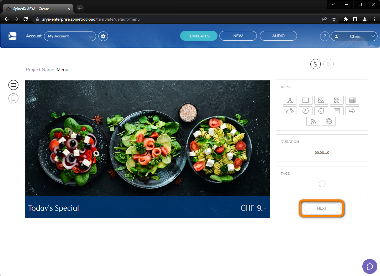 How to publish content – SpinetiX ARYA Help Center