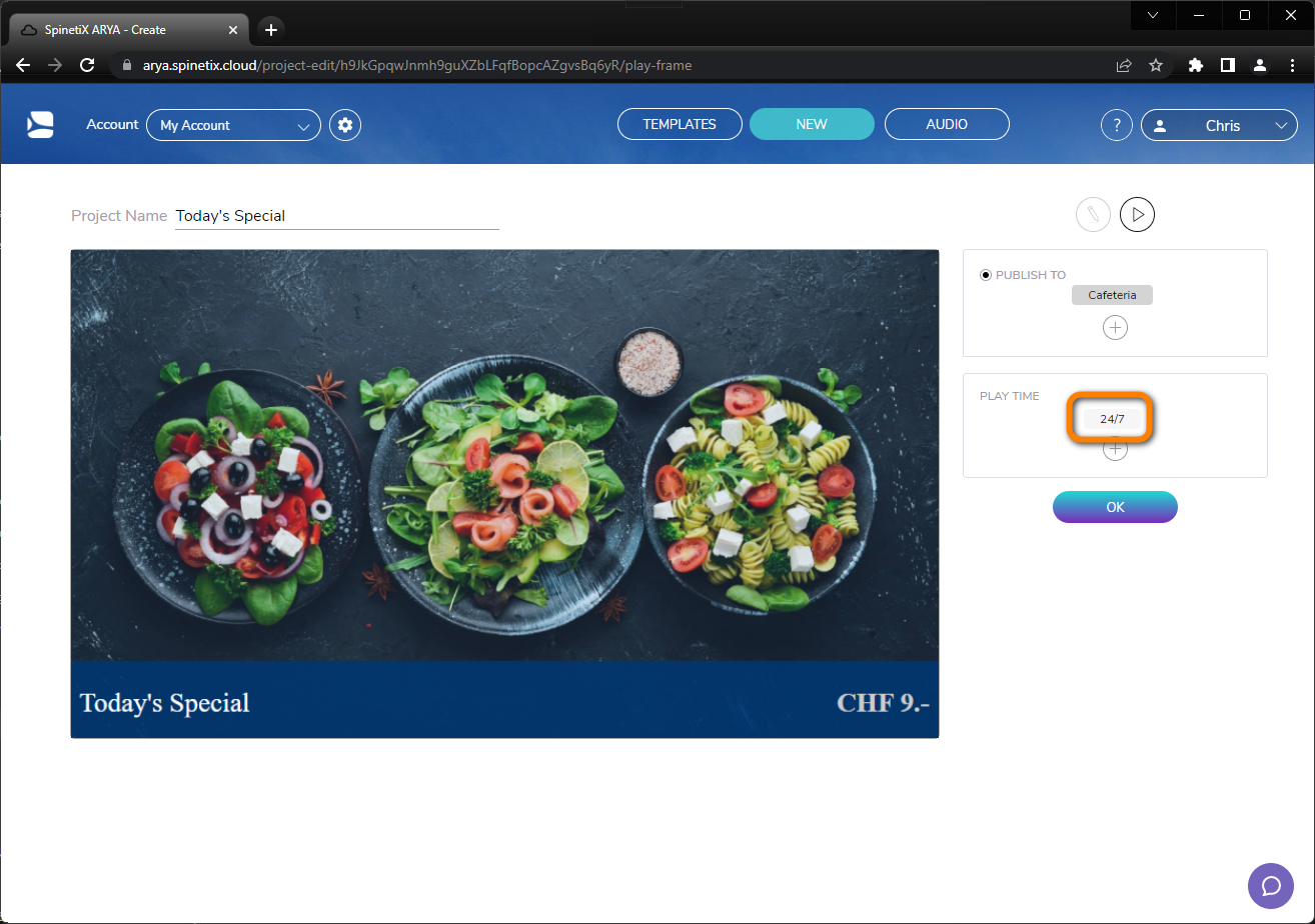 How to set up the way your content is scheduled – SpinetiX ARYA Help Center