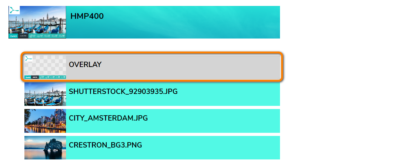 The Project Overlay and the Overlay Template – SpinetiX ARYA Help Center