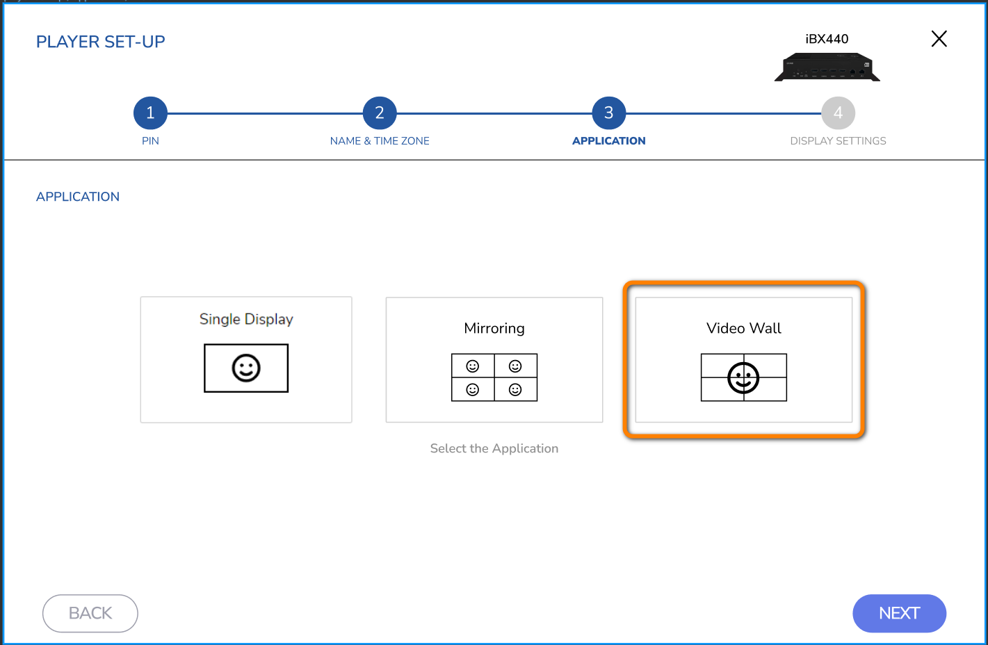 How to set up your iBX440 player for a video wall and connect it to ...